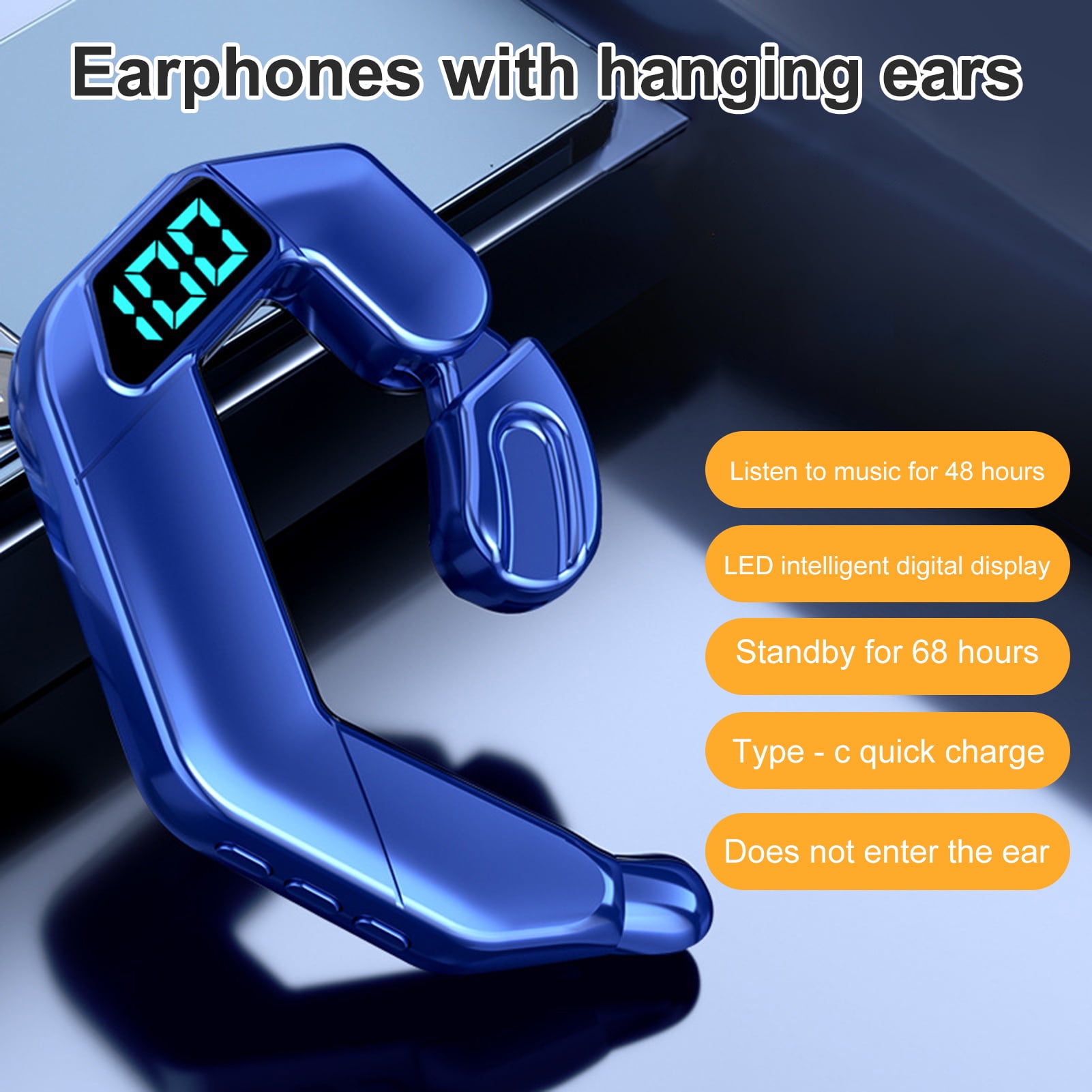 SUSUchens V19 Wireless Earphone High Fidelity Sensitive LED Digital ...