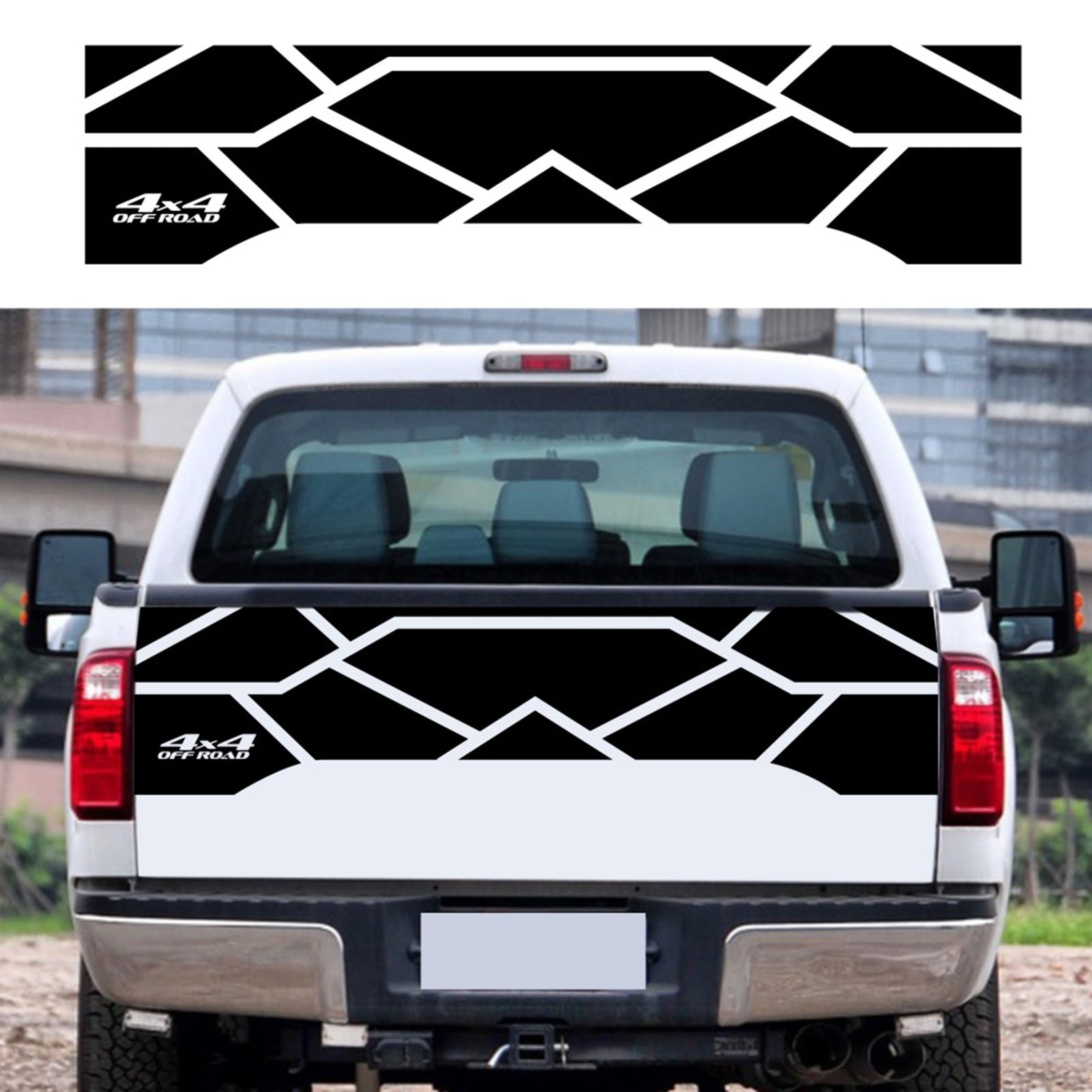 Taosunzt Vinyl Graphic Sticker Irregular Exquisite Pattern Waterproof ...