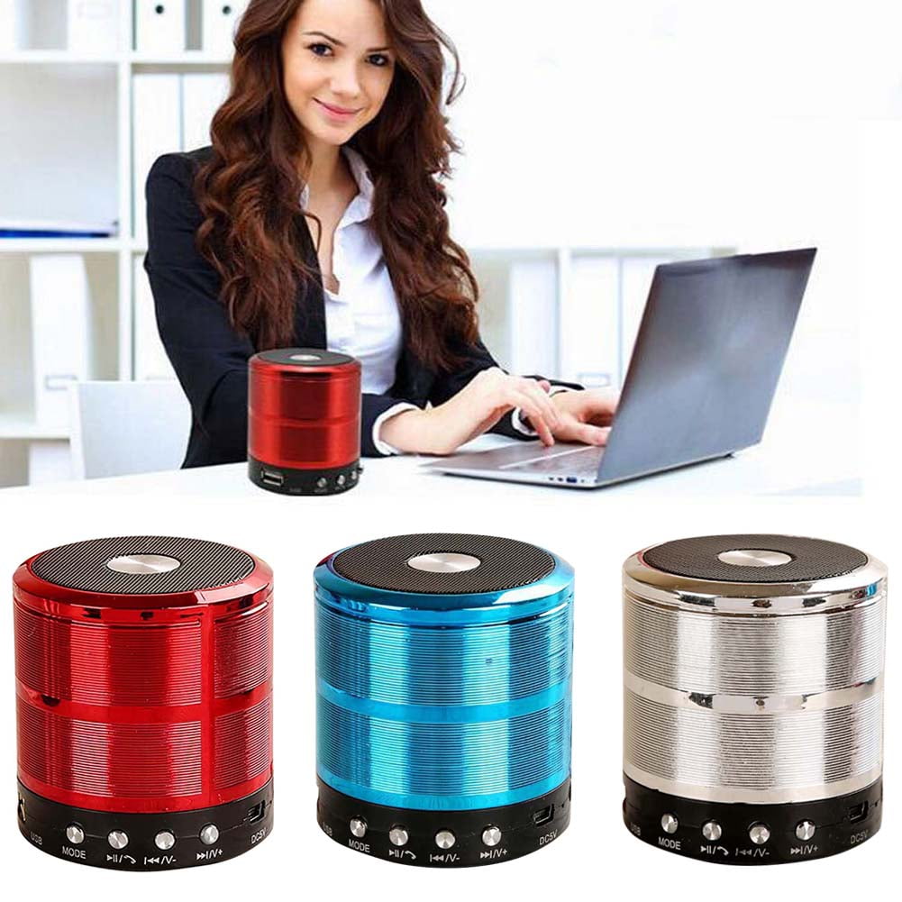 SUSUchens WS887 Portable Cylinder Button Control Stereo Music Wireless ...