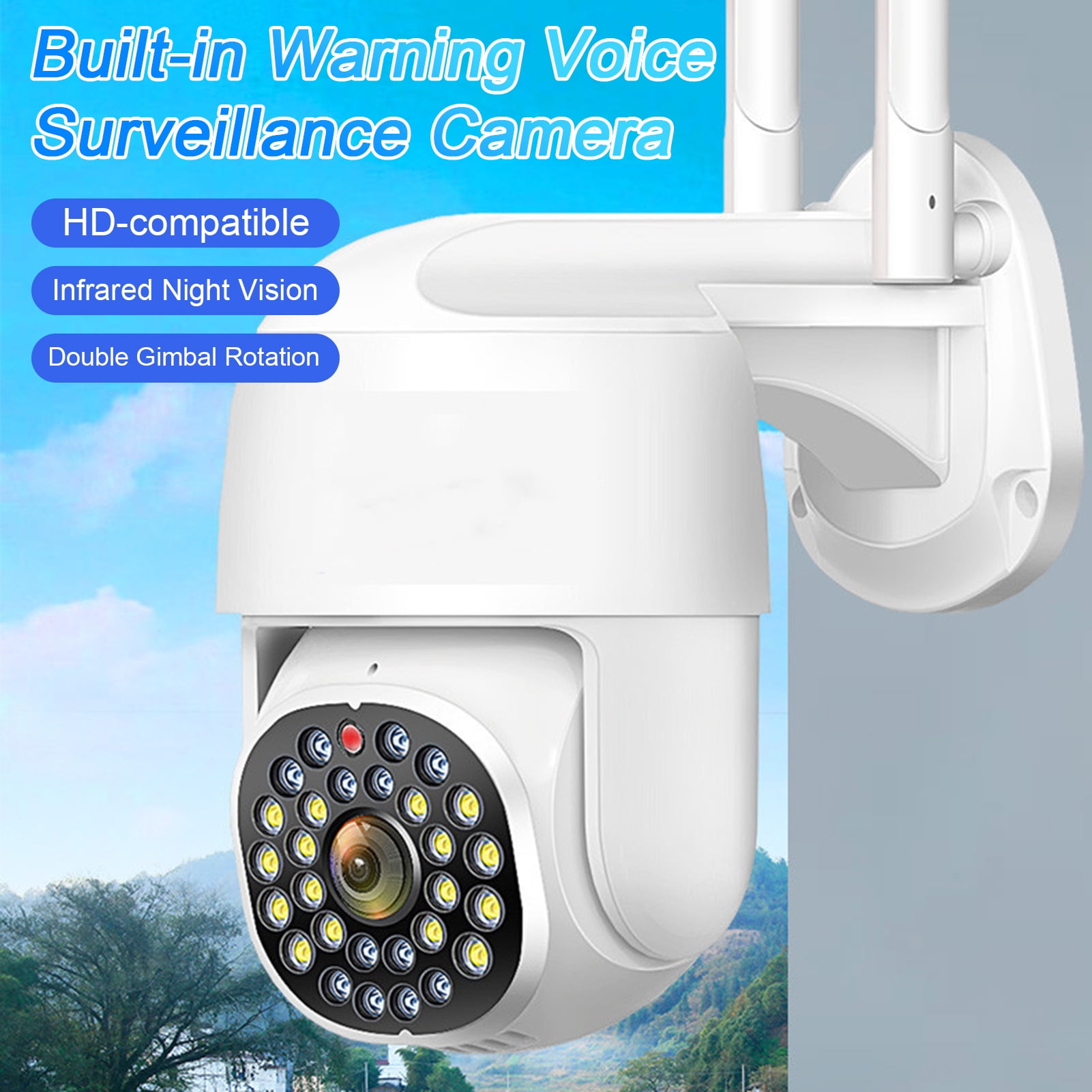 SUSUchens Web Camera 1080P HD-compatible Infrared Night Vision Motion ...