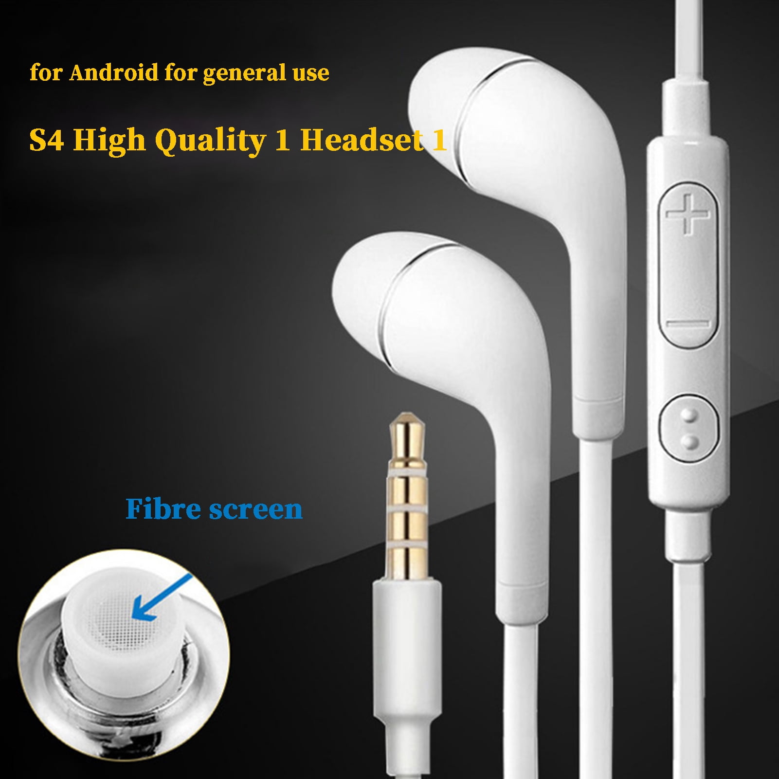 SUSUchens Wired Earphone with Micphone Stereo Surround Heavy Bass Wire ...