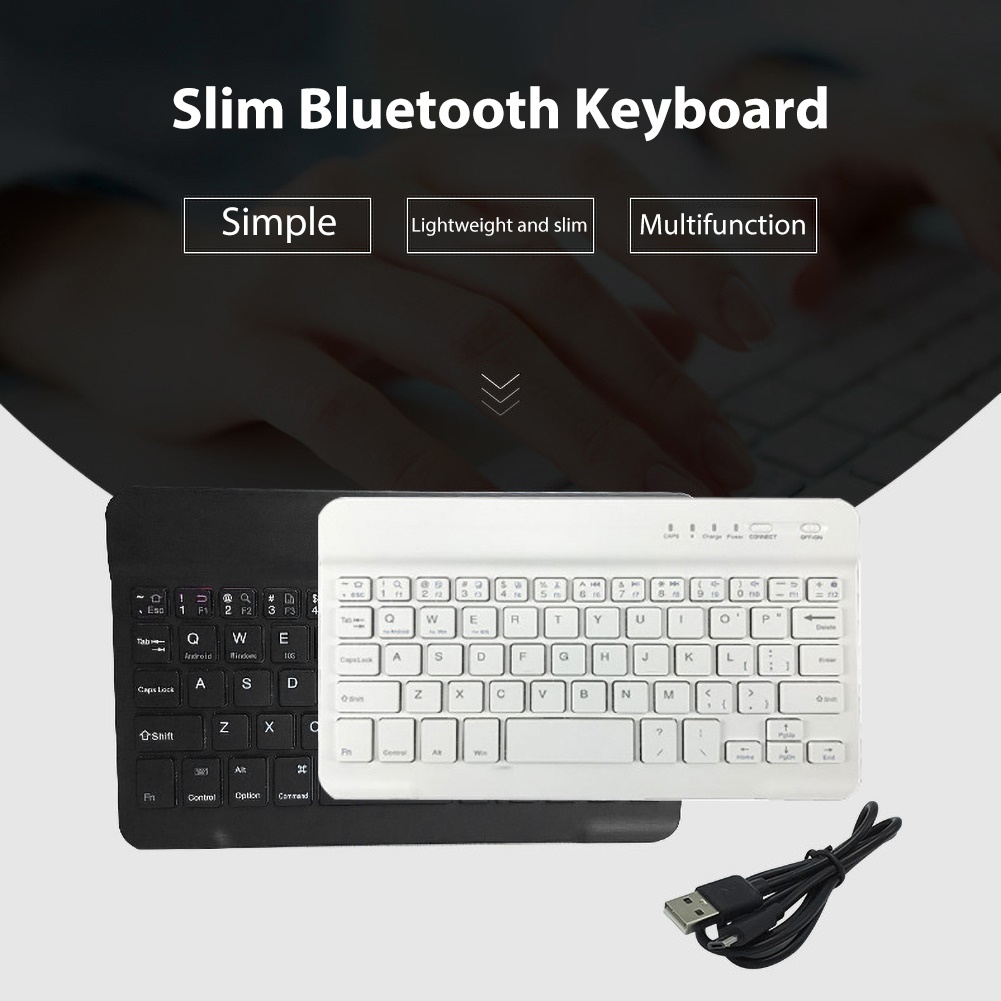 SUSUchens Wireless 78 Keys Ultra-thin Bluetooth-compatible Keyboard ...