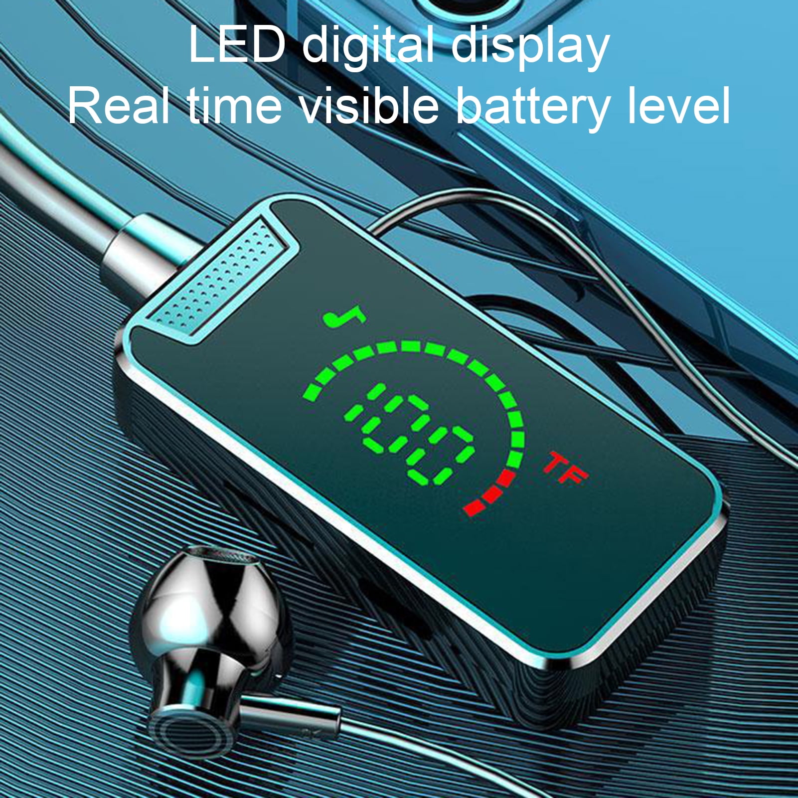 SUSUchens Wireless Earphone Bluetooth-compatible Hanging Neck Headset ...