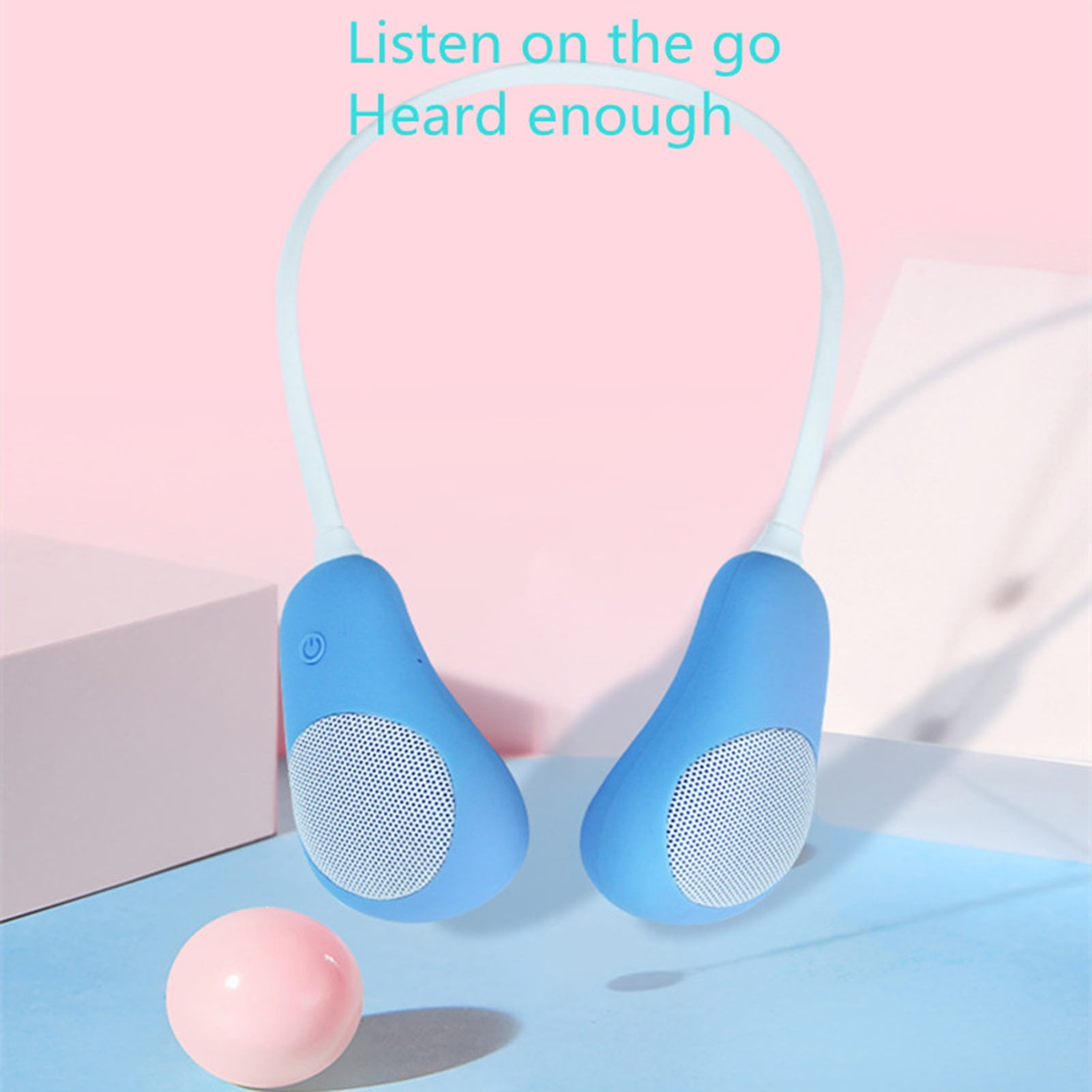 SUSUchens Wireless Loudspeaker Subwoofer Stereo Portable Neckband ...