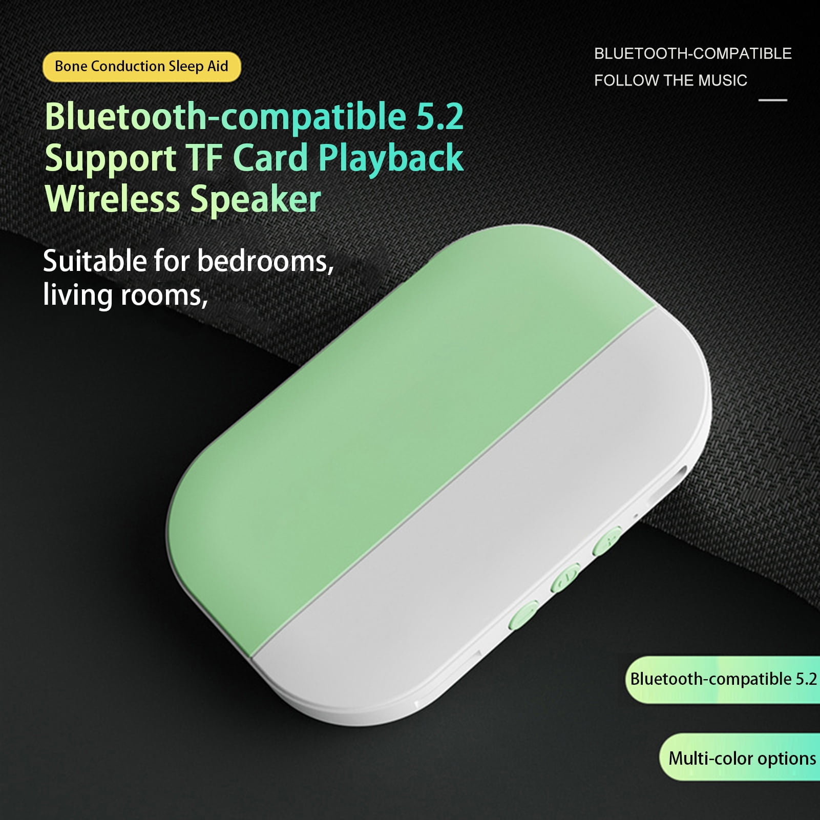 SUSUchens Wireless Sound Box Bone Conduction Sleep Aid HiFi Sound Noise ...