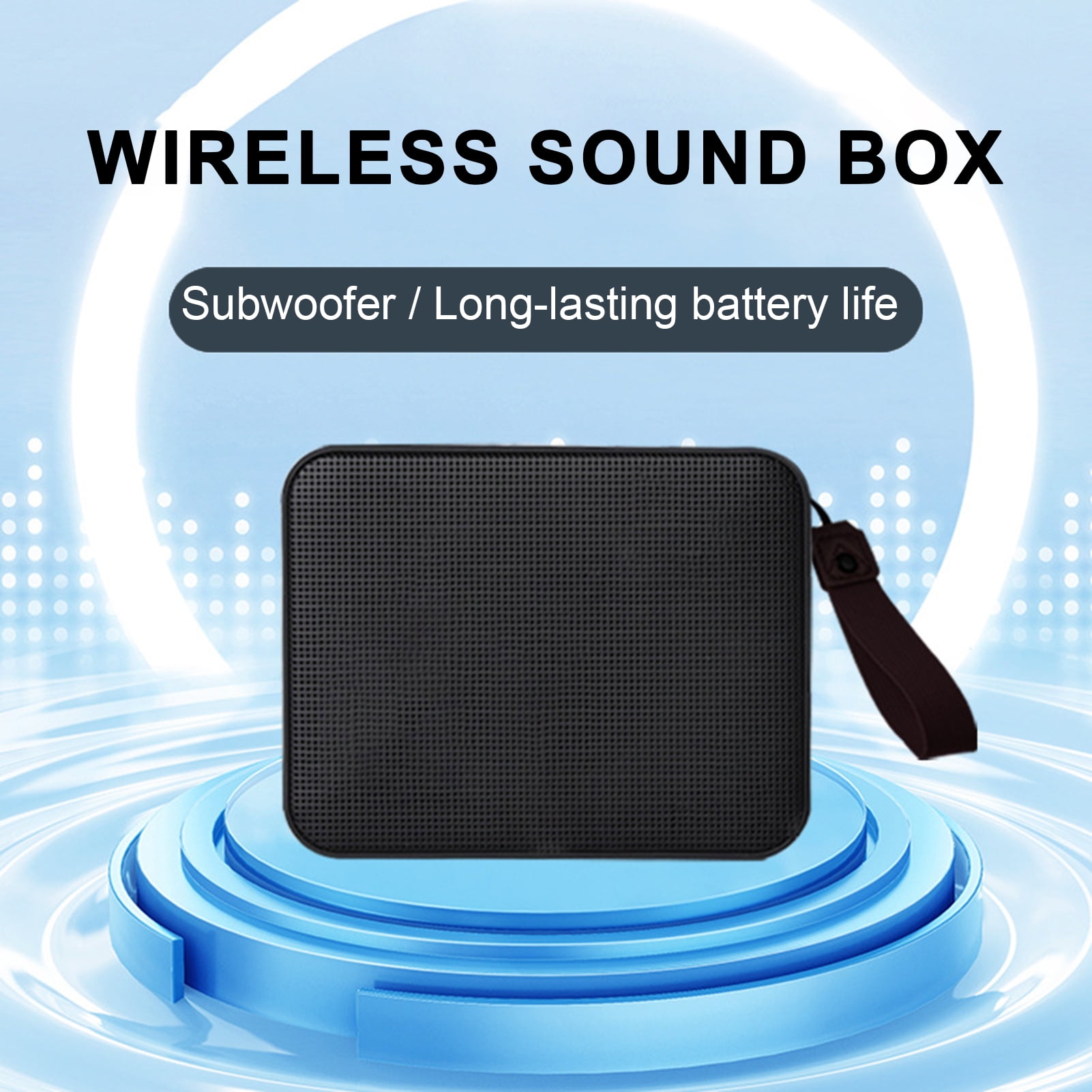 SUSUchens Wireless Speaker Portable Waterproof Bluetooth-compatible ...