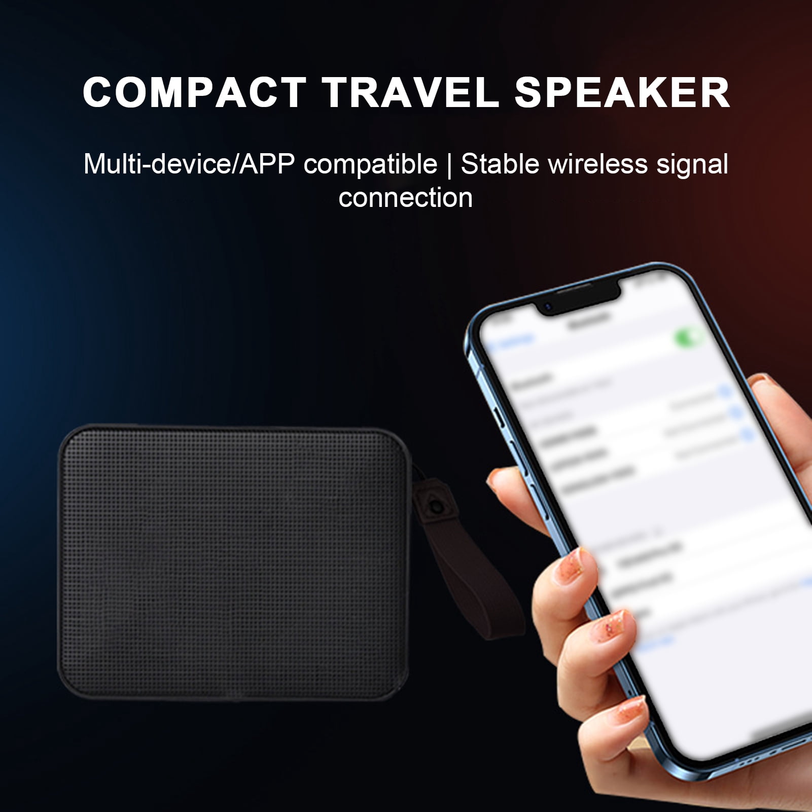 SUSUchens Wireless Speaker Portable Waterproof Bluetooth-compatible ...