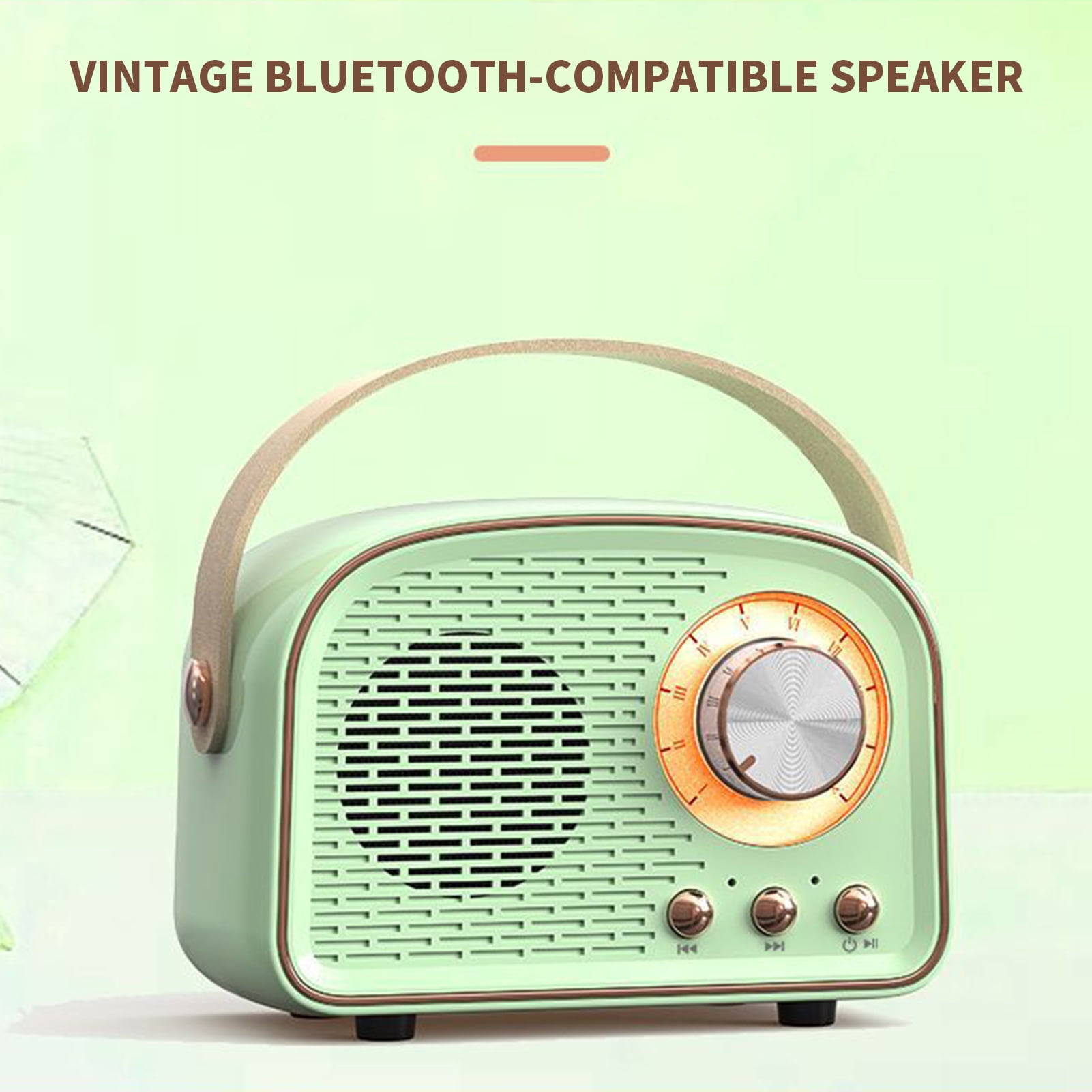 SUSUchens Wireless Speaker Rechargeable Battery High Fidelity Card Play ...