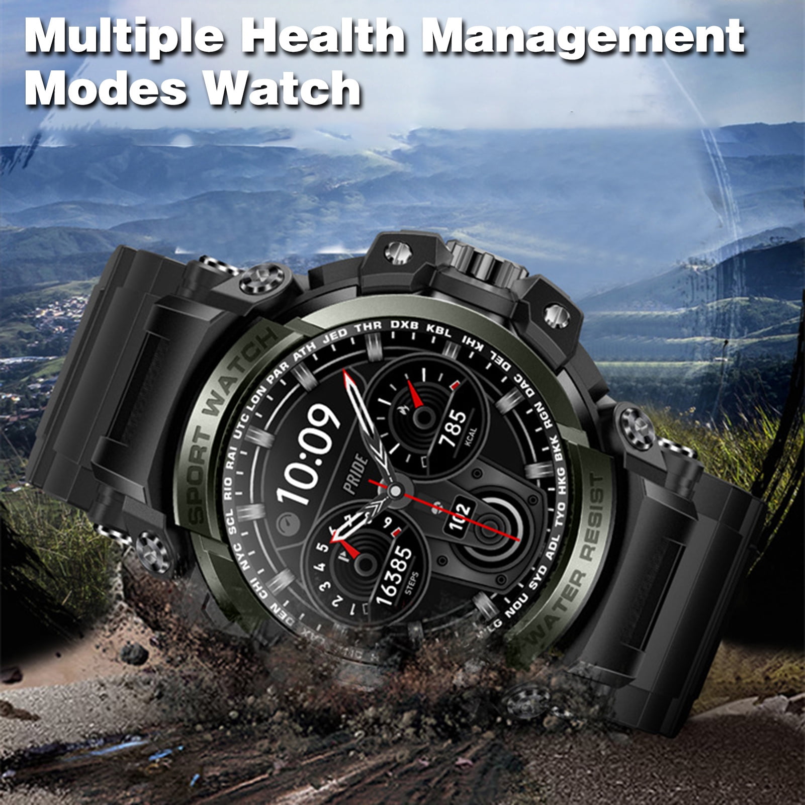SUSUchens Wrist Smart Watch with HD-compatible Display Health ...