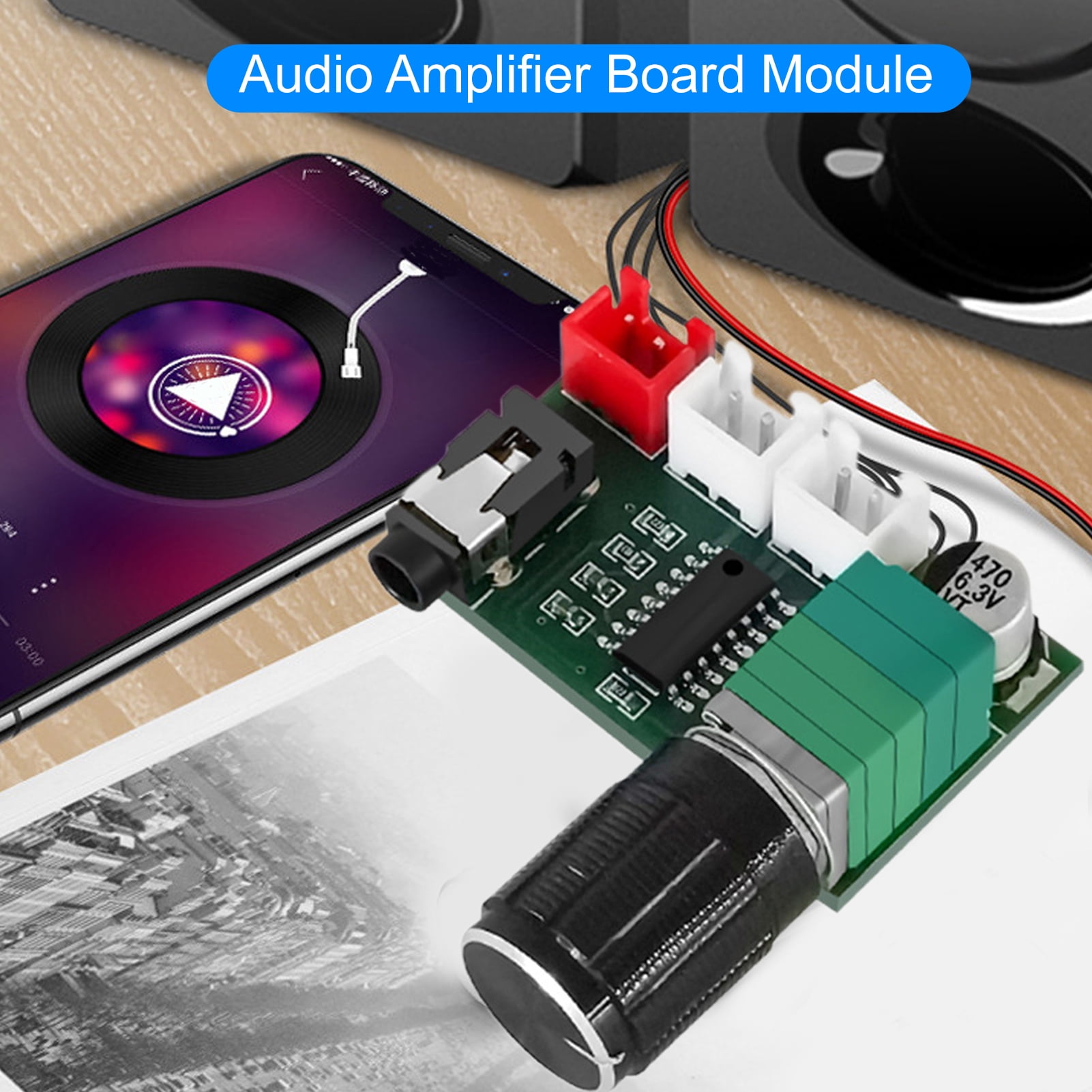 SUSUchens XH-A157 Amplifier Module Short Circuit Protection Dual ...