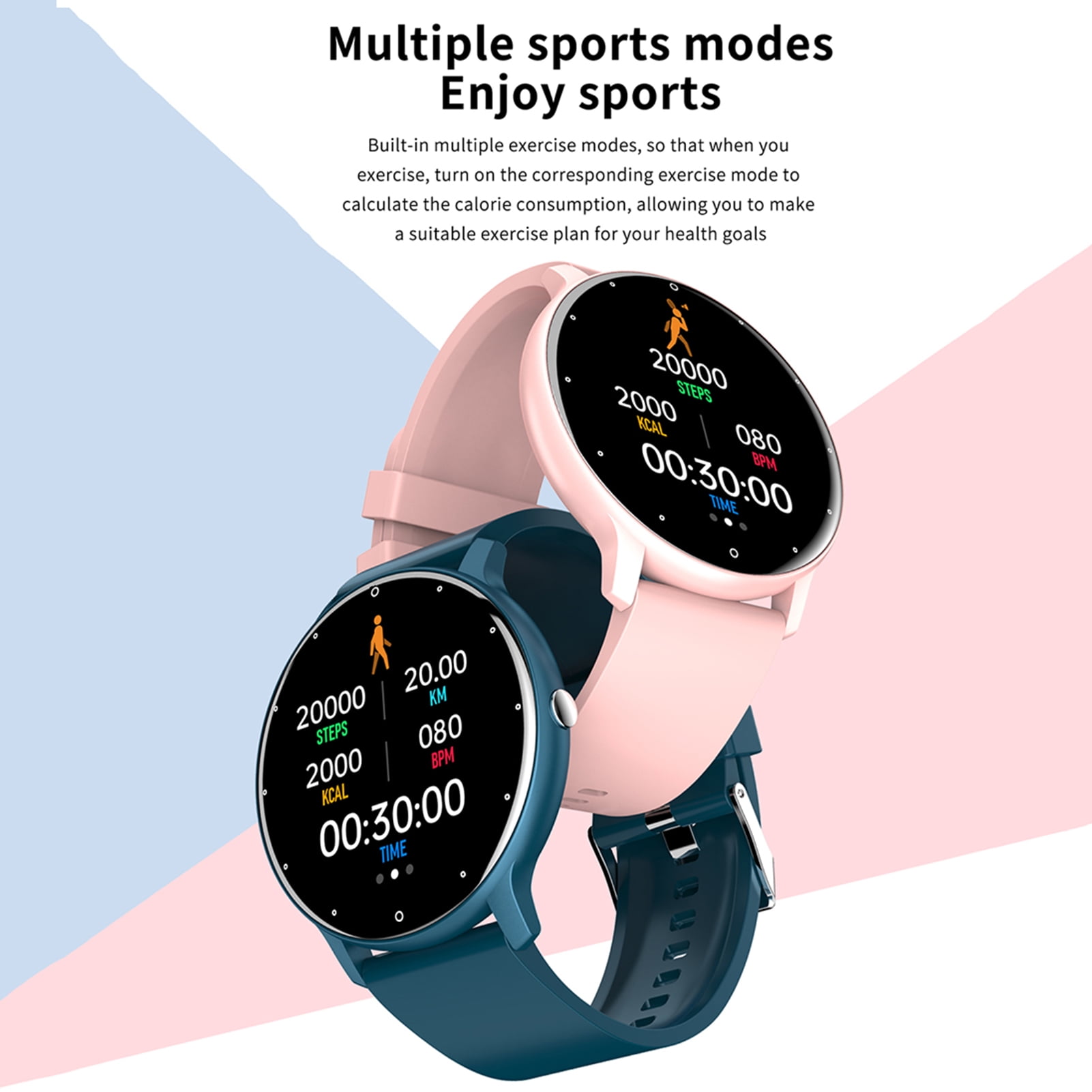 SUSUchens ZL02D Dafit Digital Watch Smart Reminder Health Monitoring ...