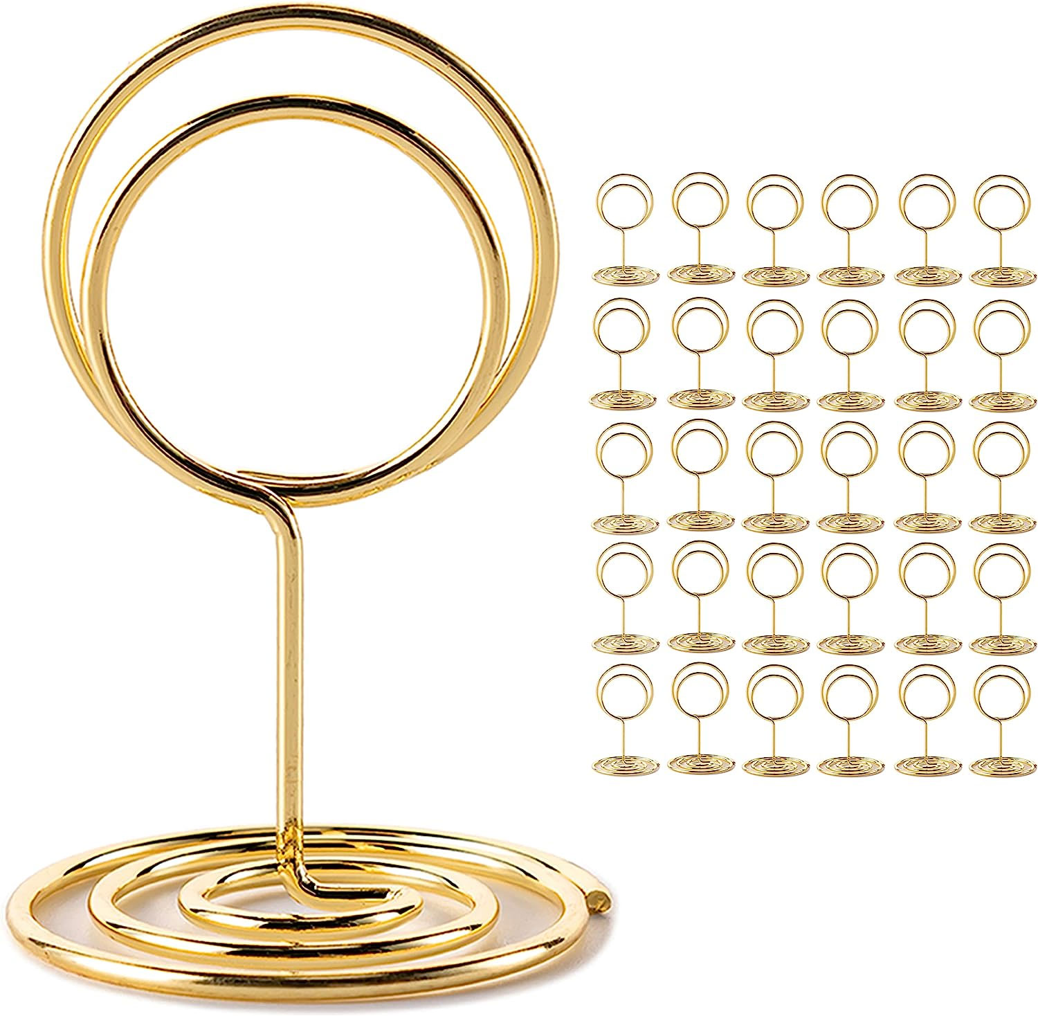 Floral Pick Card Holder, Picture Holders, 40Pcs Ring Loop, Photo Clip ...