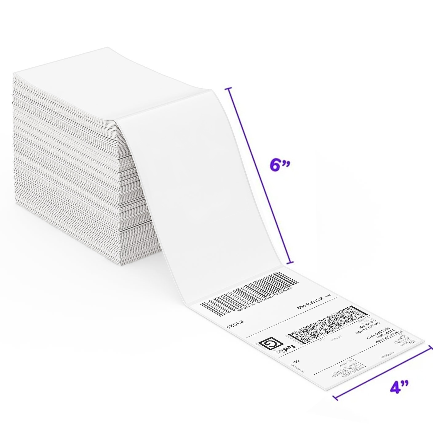 MUNBYN 2.25"x1.25" 1000 Labels Direct Thermal Stickers, Self-Adhesive ...