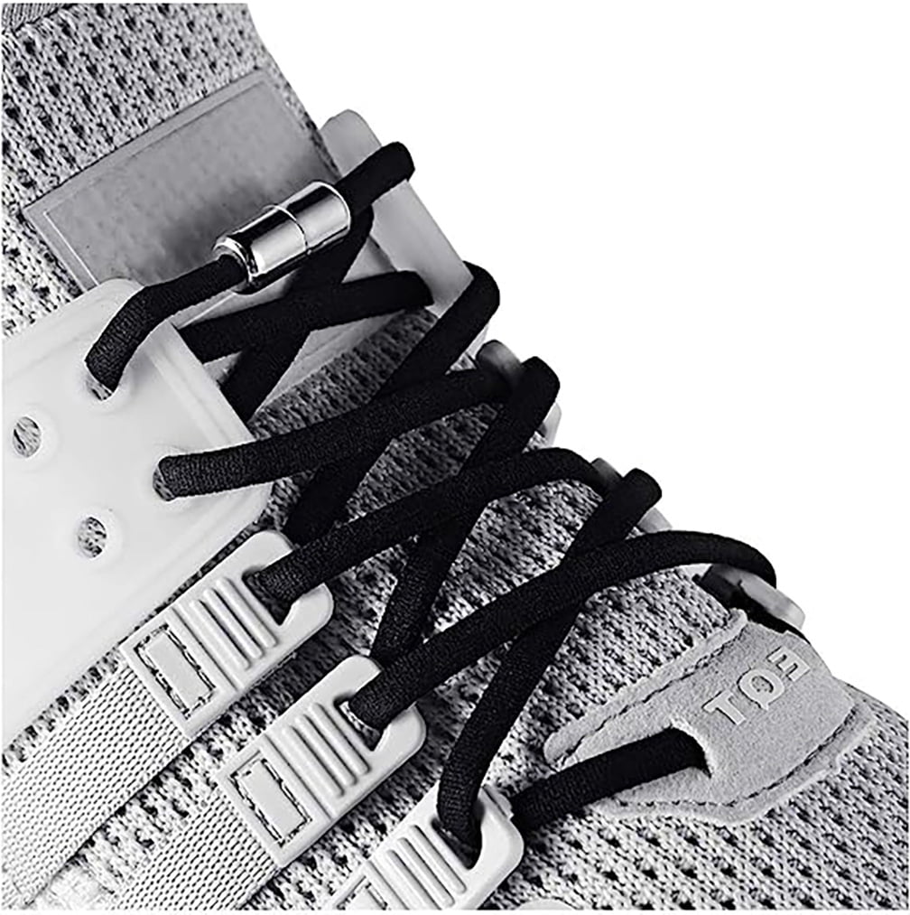 SUSWIM Easy No-Tie Elastic Shoe Laces for Adults and Kids Sneakers (2 ...