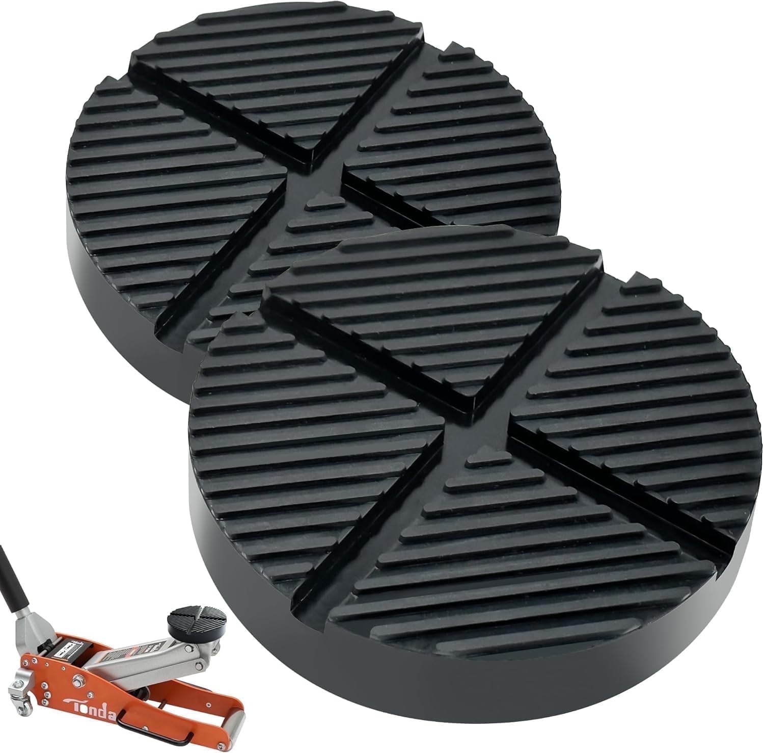 WLGJL Floor Jack Rubber Pad Universal Jack Pad Adapter Pinch Weld Side ...