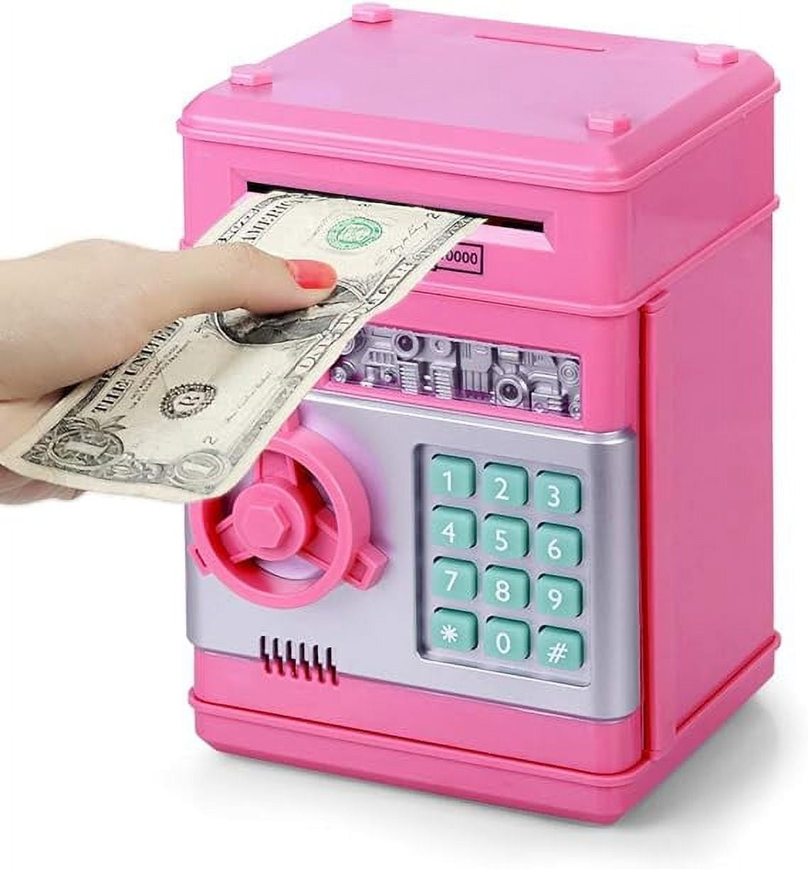 SUSWIM Piggy Bank Money Safe for Kids, Password Protected, Electronic ...
