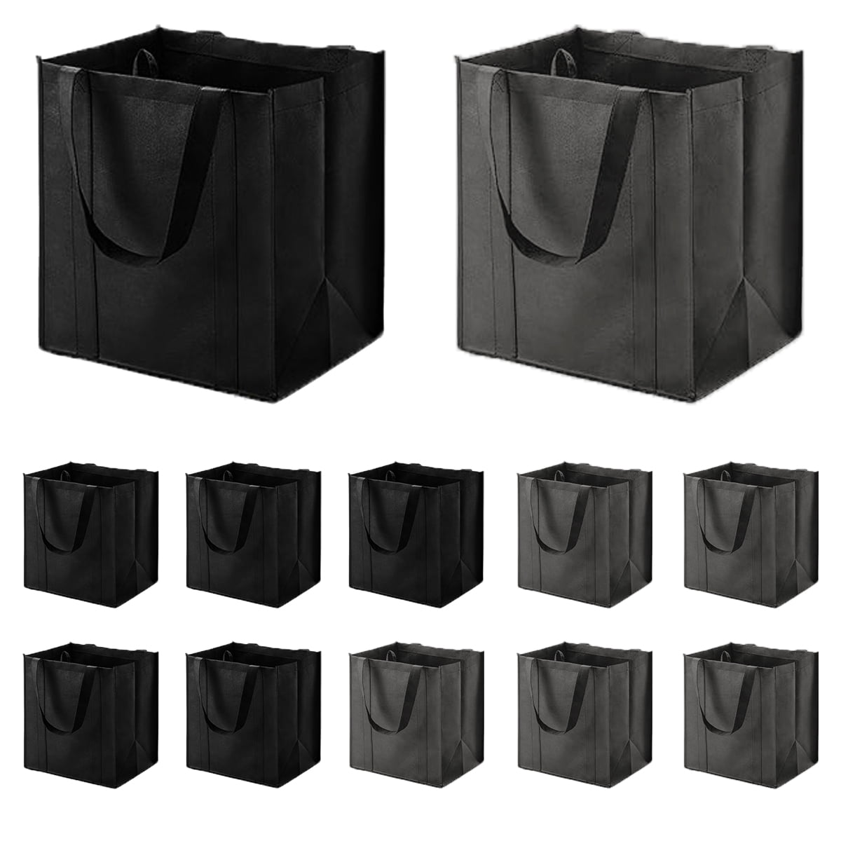 SUSWIM Set of 12 Reusable Grocery Bags Heavy Duty Shopping Bags Large ...