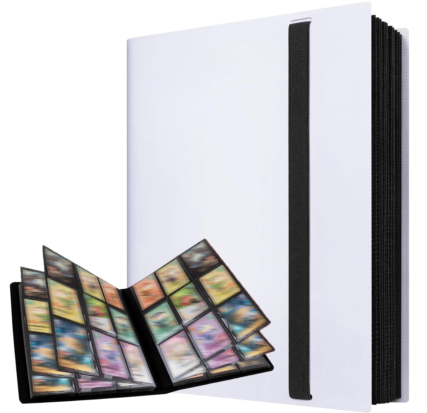 SUSWIM Trading Card Binder 9 Pocket Pages, Sports Hockey Card Binder ...