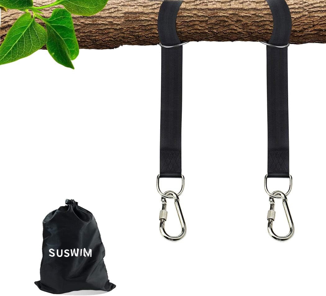 SUSWIM Tree Swing Hanging Straps Kit Holds 2000 lbs,5ft Extra Long ...