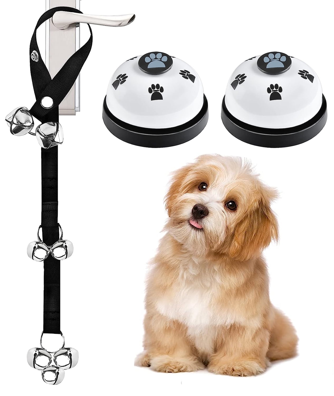 SUSWIM set of 3 Pack Dog Doorbells, Pet Training Bells for Go Outside ...
