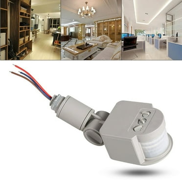 110V-240V Outdoor Wall Motion Sensor Switch Light Lamp LED PIR Infrared ...