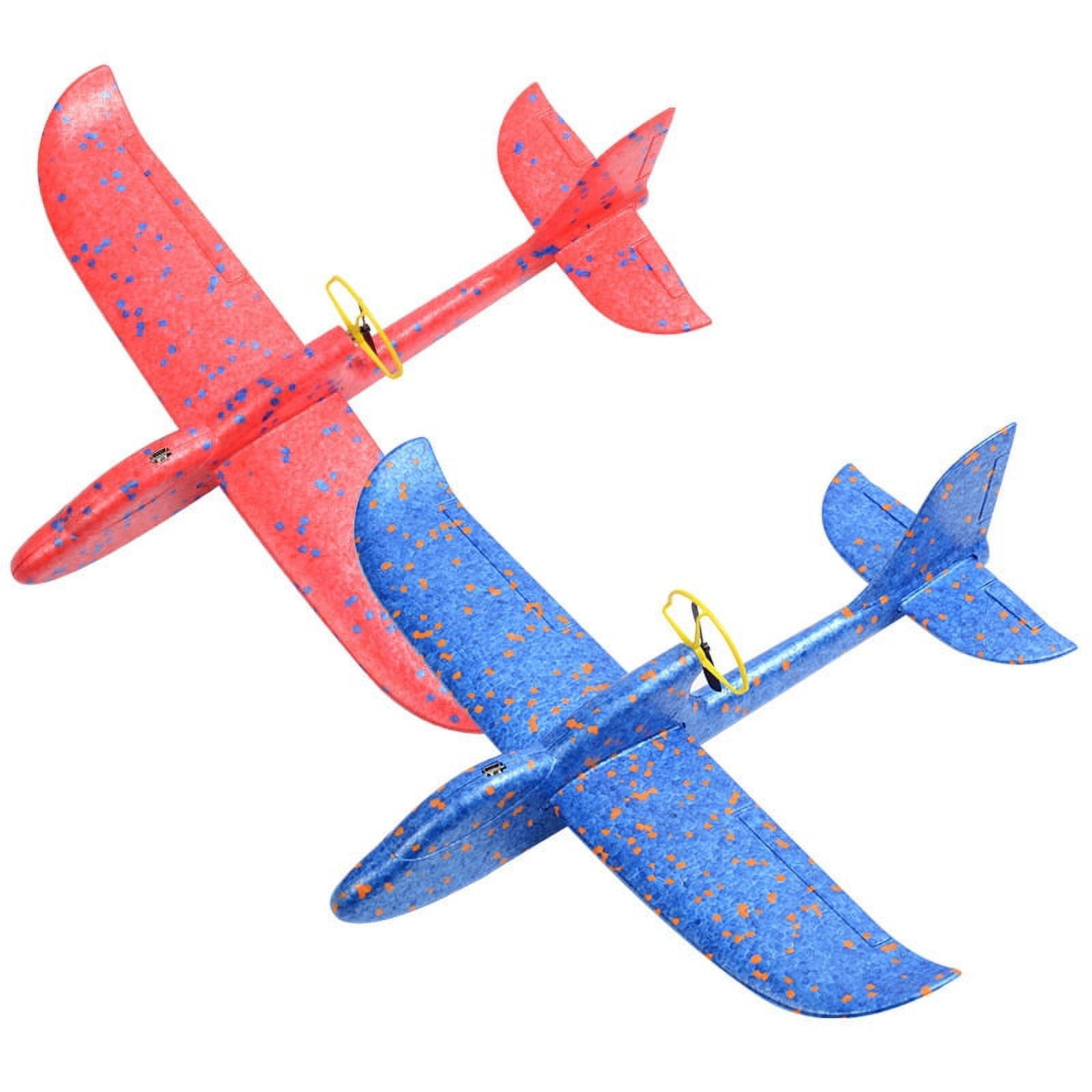 SUTENG 36cm Big Hand Launch Throwing Airplane Glider Aircraft Inertial ...