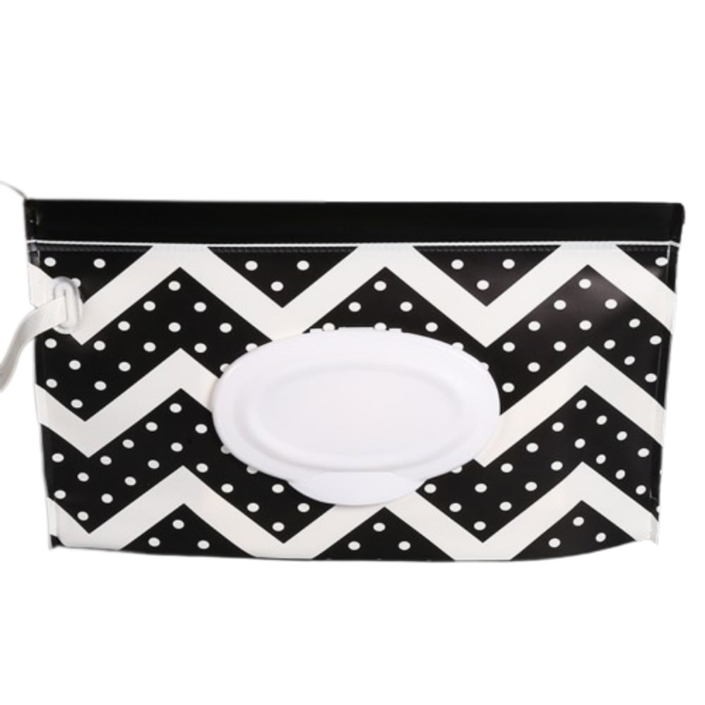 SUTENG Baby Wet Wipes Tissue Box Flip Cover Snap-Strap Wipes Holder ...