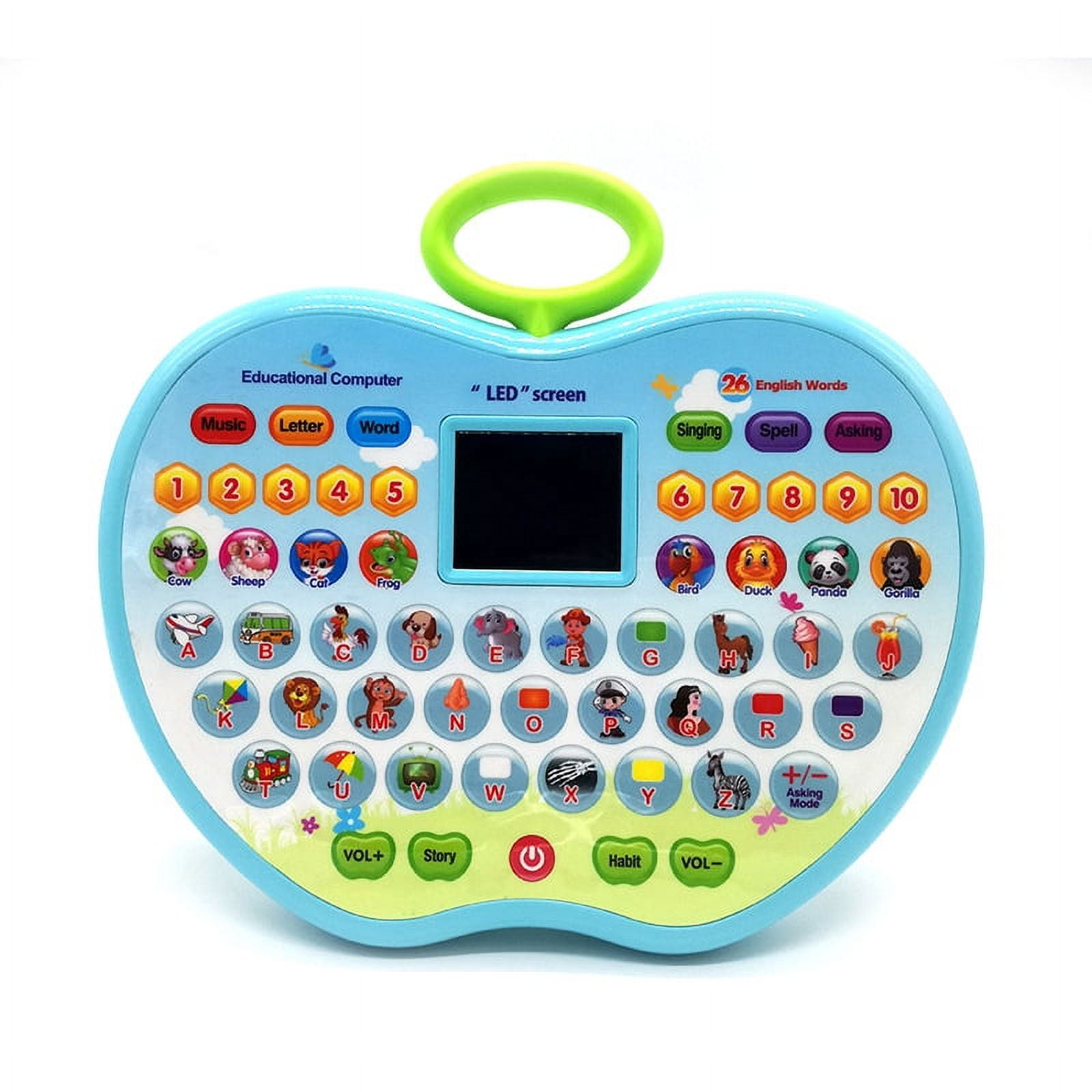 SUTENG Learning Tablet for Kids, Interactive Educational Toy with ABC ...