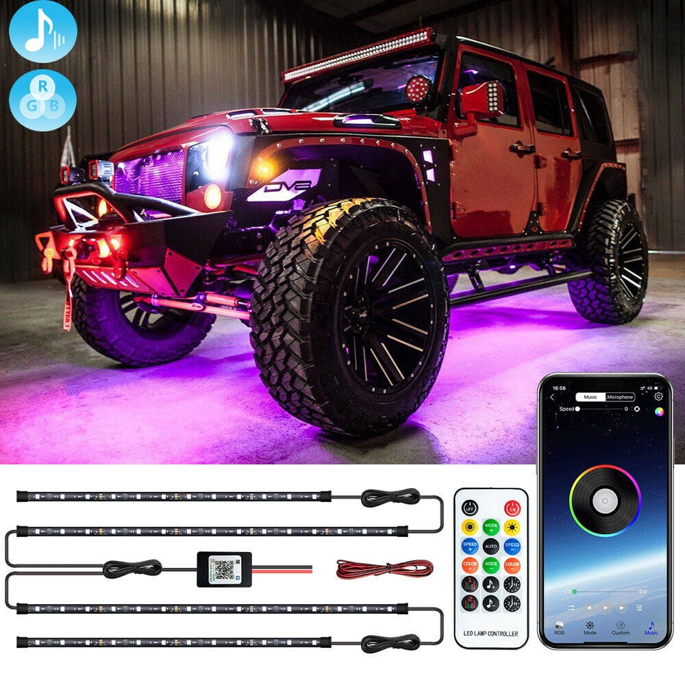 SUTENG RGB Dreamcolor led Car underglow lights Automobile chassis lamp ...