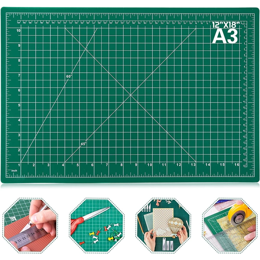 SUTENG Self Healing Sewing Mat, Rotary Cutting Mat Double Sided 5-Ply ...