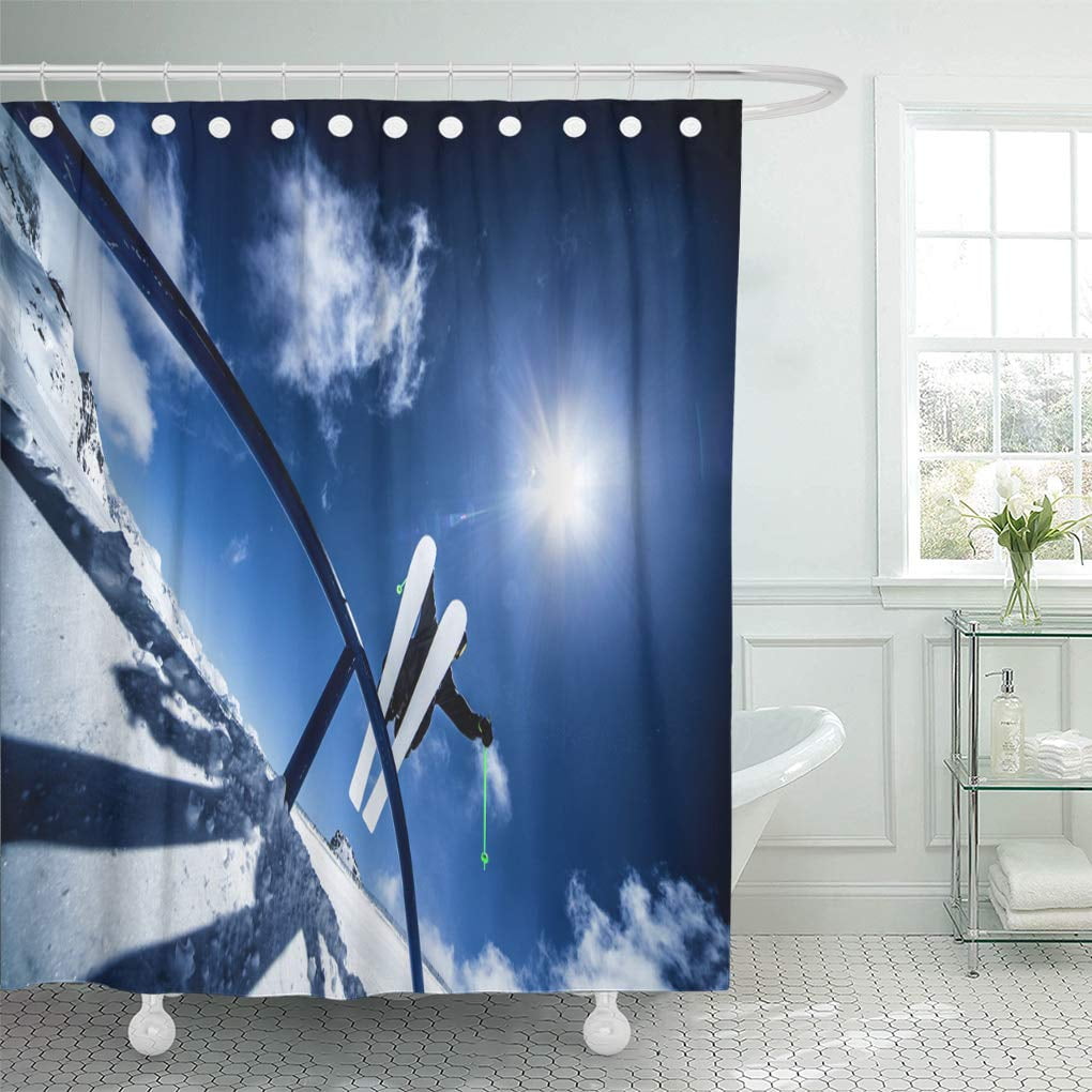 SUTTOM Against Ski Freestyle Skier Rail Amazing Winter Weather Adult ...