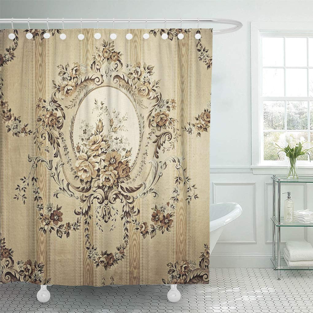 SUTTOM Baroque Retro Pattern Victorian Scroll Rococo Old Classic Swirl ...