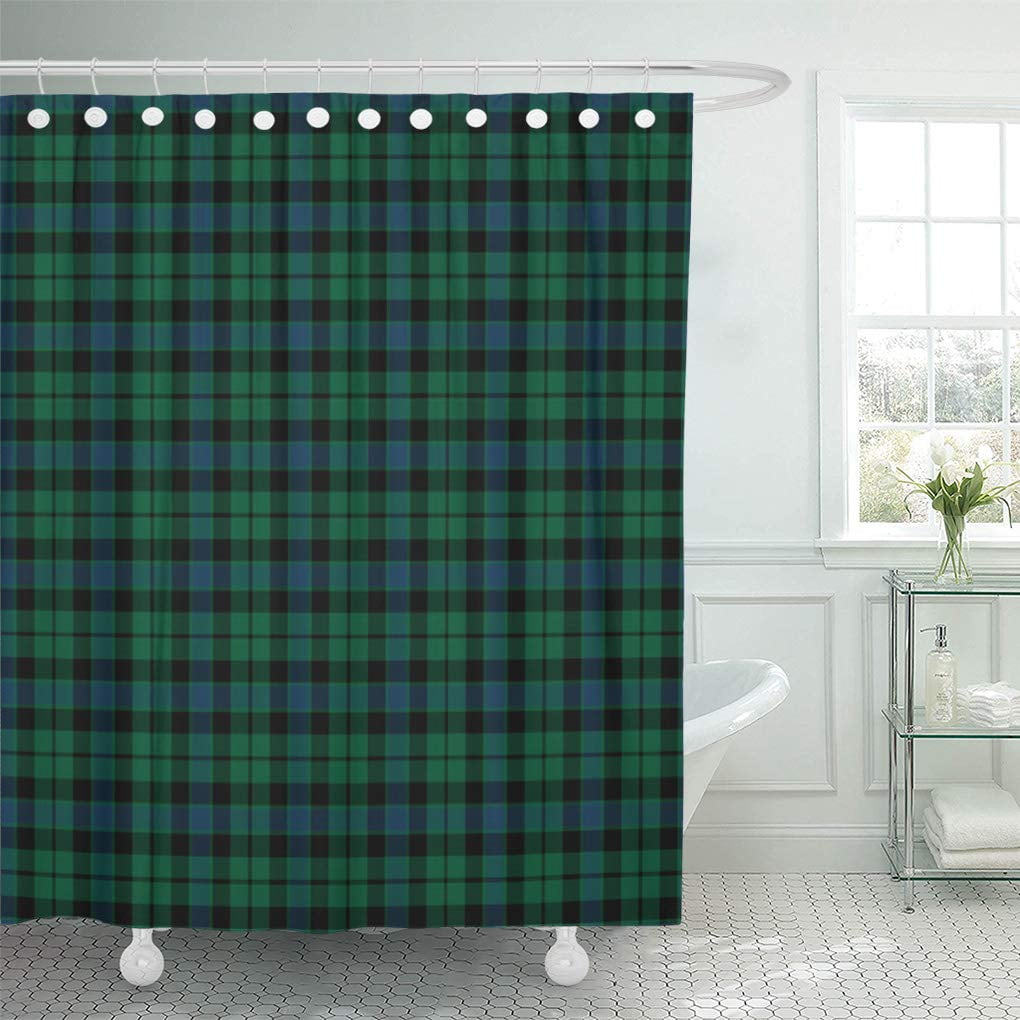 SUTTOM Blue Vintage Mackay Clan Tartan Green Scottish Plaid Pollard ...