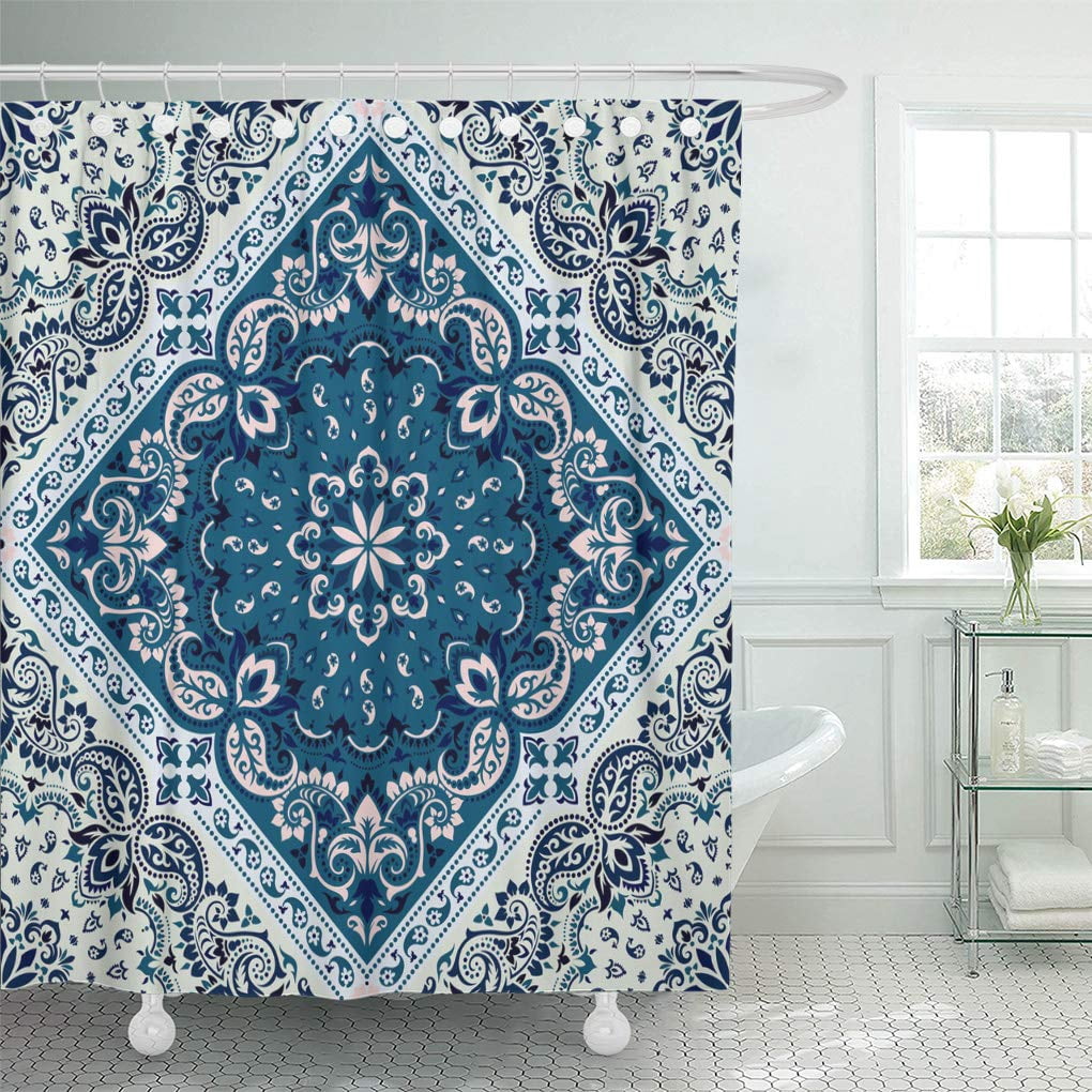 SUTTOM Floral Paisley Bandana Silk Neck Scarf Kerchief Pattern Shower ...