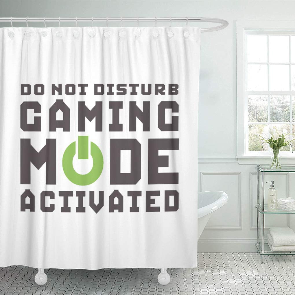 SUTTOM Humor Funny Gamer for Video Games Geek Gaming Black Shower ...