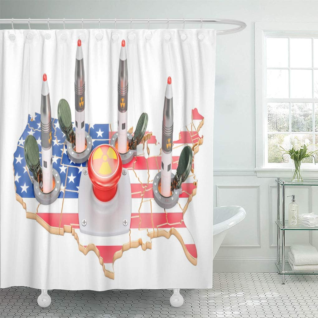 SUTTOM Red American Nuclear Button USA Missile Launches from Its Shower ...