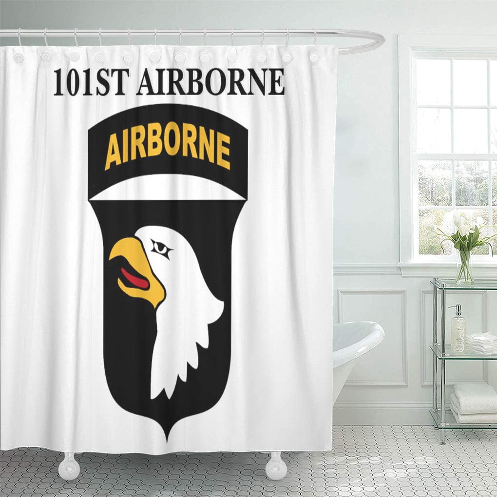 SUTTOM SSI 101St Airborne Screaming Shower Curtain 60x72 inch - Walmart.com