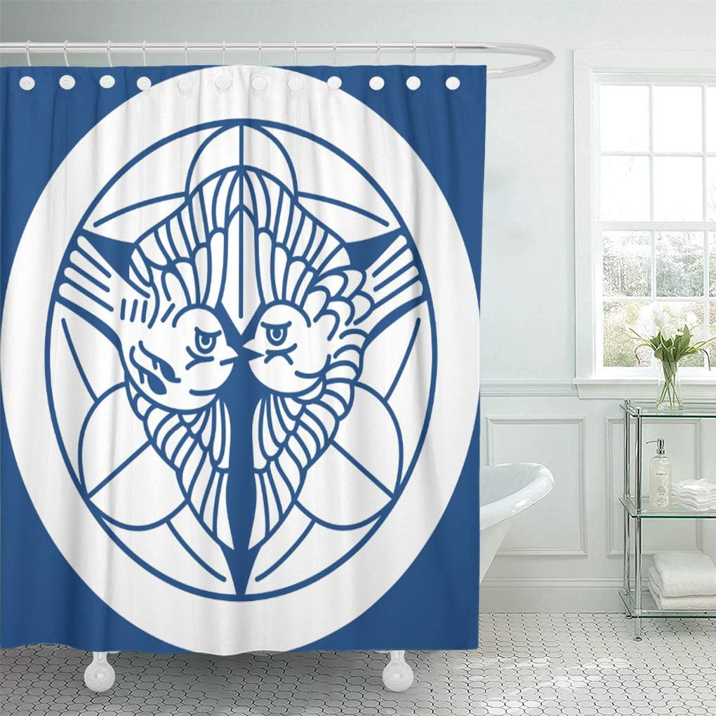 SUTTOM Take Kenshin Uesugi Suzume Kamon Garian ese Family Crest Shower ...