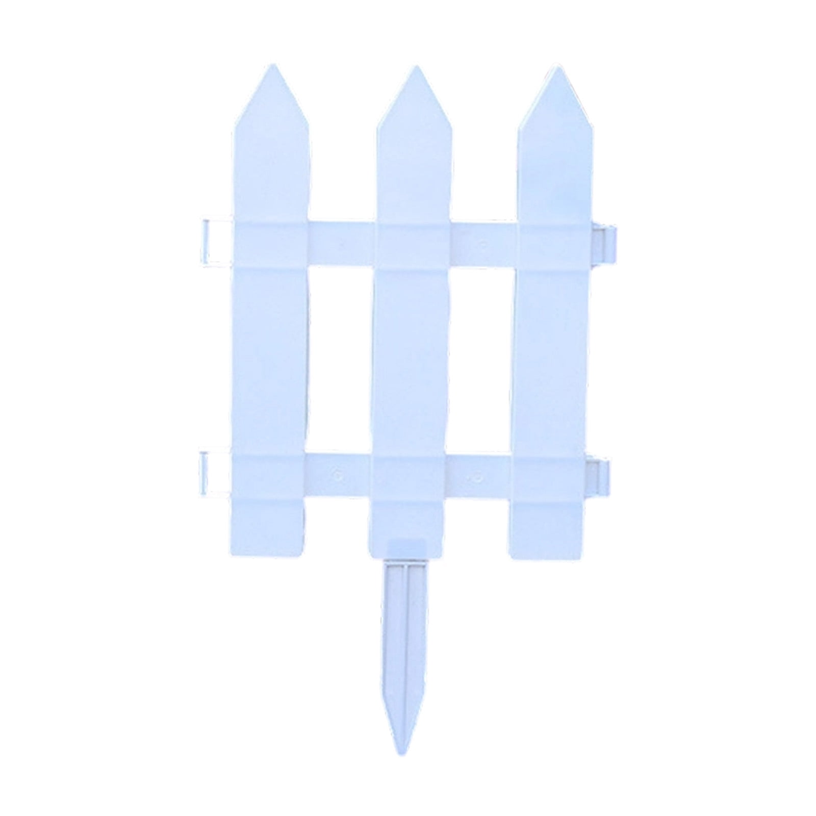 SUTWOEN Garden Fence Insert White Plastic Garden Picket Edgings Lawn ...