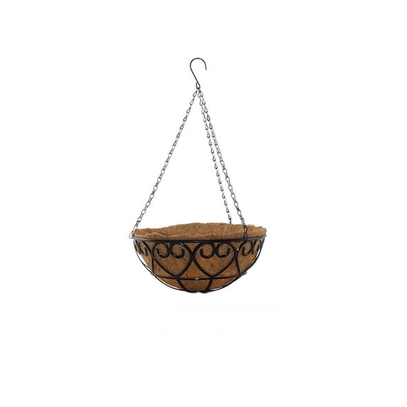 SUTWOEN Resin Plastic Hanging Basket Flower Pot Fiber Indoor And ...