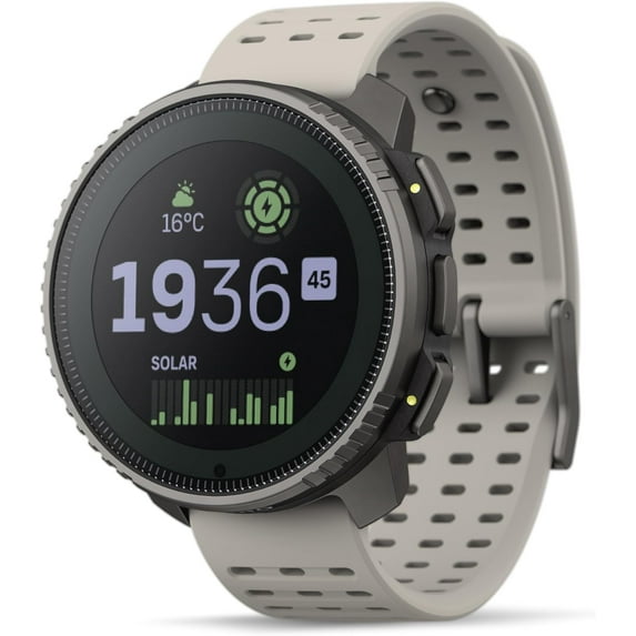 Suunto Vertical Unisex Titanium Solar Watch, 49mm Case Diameter ...