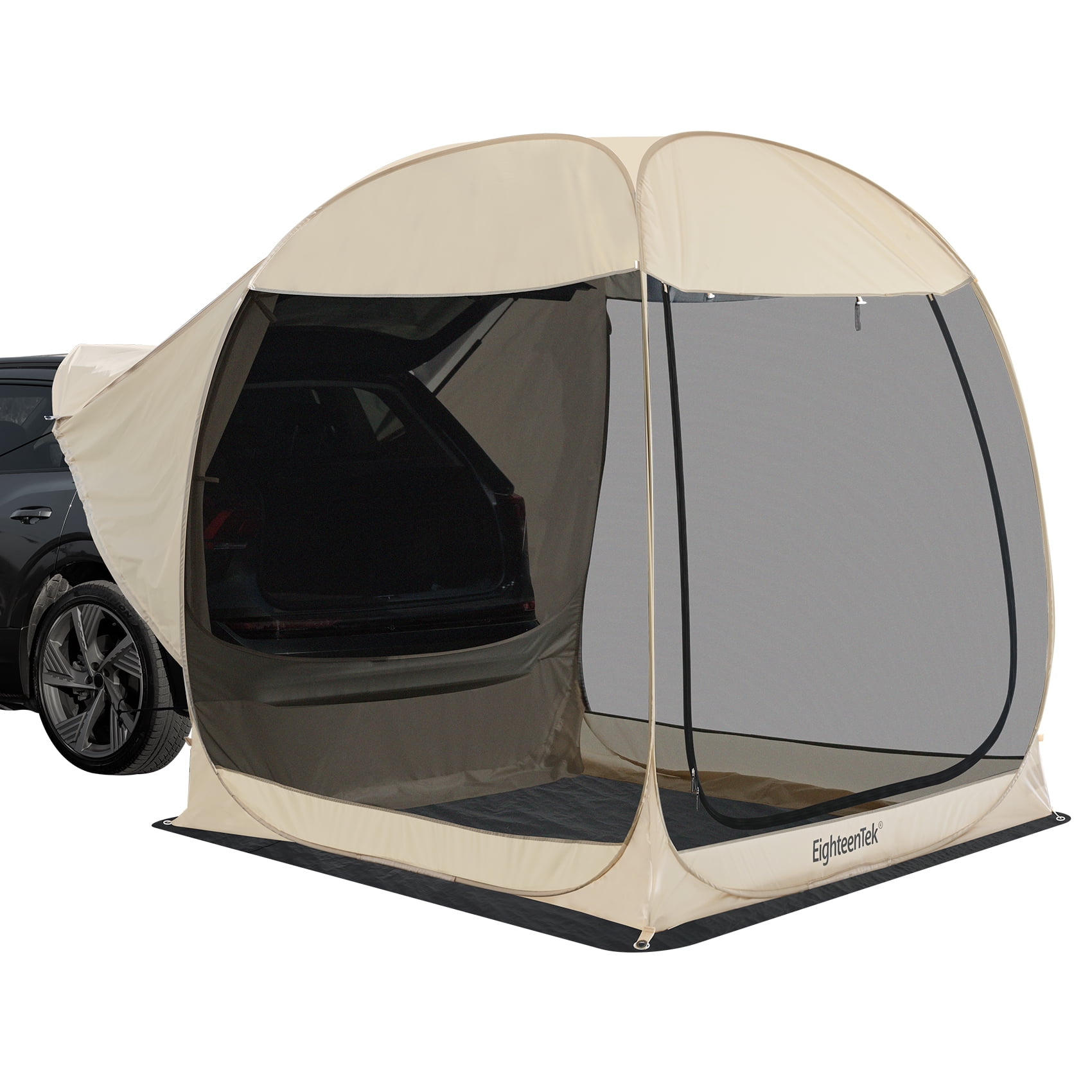 All Weather Camping Screen Tent & SUV Tent, Pop Up Tent with Shelter ...