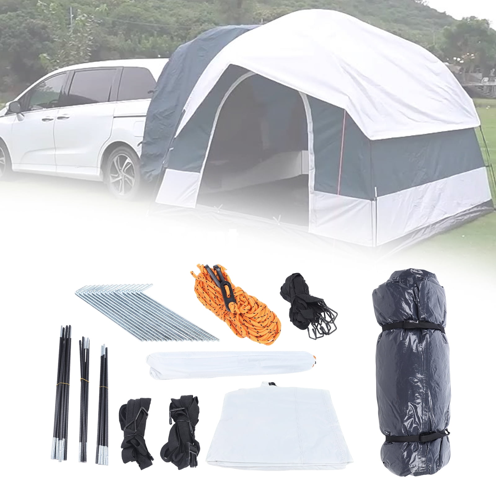 SUV Camping Tent with Aluminum Alloy Frame, High Wind Resistance ...