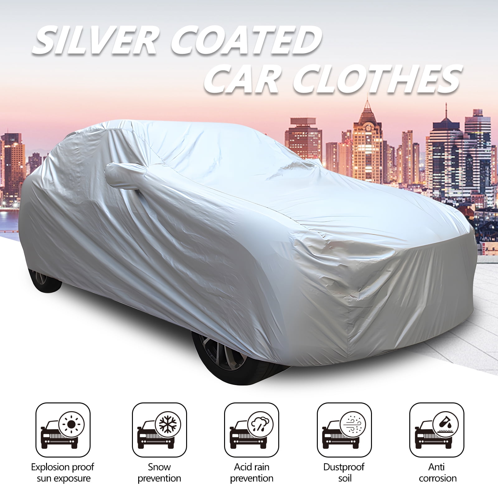 SUV Car Cover Waterproof All Weather,Fit 170-190 Inches SUV,DFITO ...