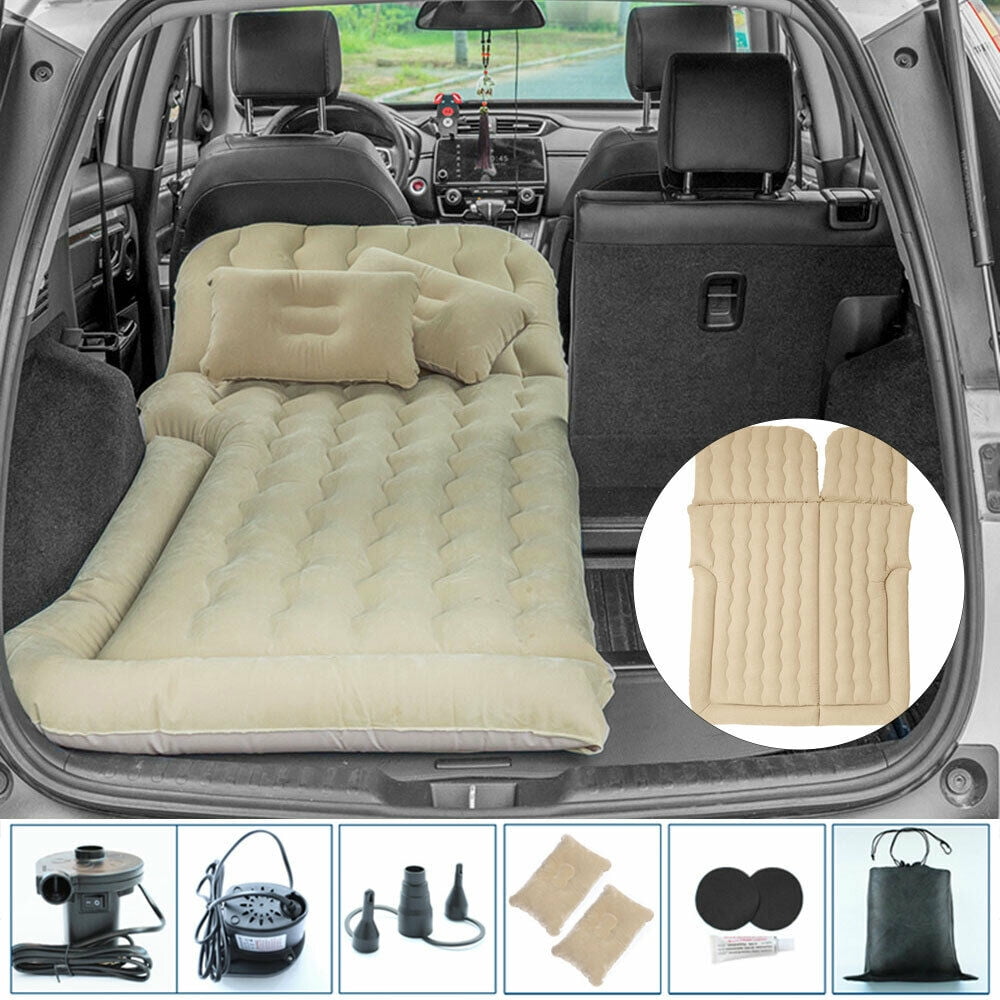 SUV Car Inflatable Bed Sleep Travel Camping Mattress Seat Cushion Mat ...