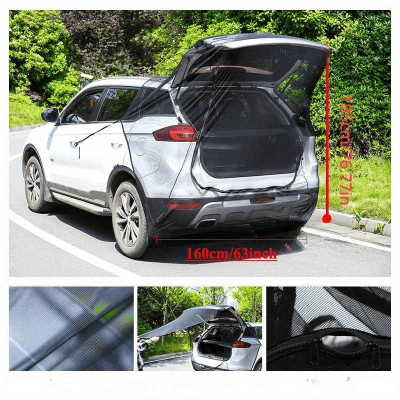 SUV/ Car Tailgate Mosquitos Net & Camping Essentials SUV Tailgate Mesh ...