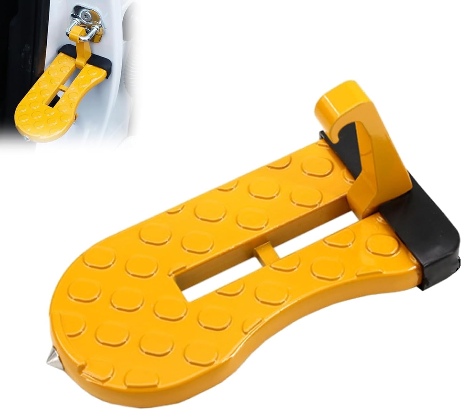 SUV Roof Step Assist with Emergency Window Breaker - Door Latch Hook-On ...