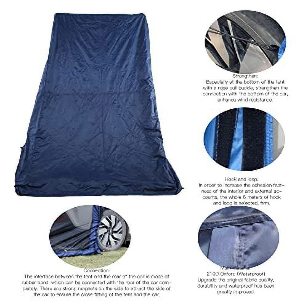 SUV Tailgate Tent Awning Extension - Rain-Proof, Double Layer with ...