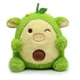 SUWJELANY Cow Stuffed Animal,9"Cute Cow Plush Toy Green Stuffed Cow ...