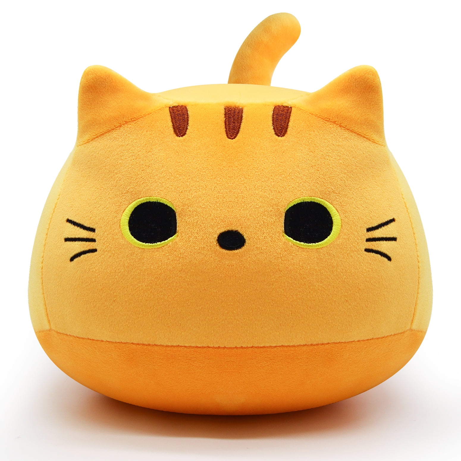 SUWJELANY Orange Cat Plush Toy, 15.7" Soft Cat Stuffed Animal Toy for ...
